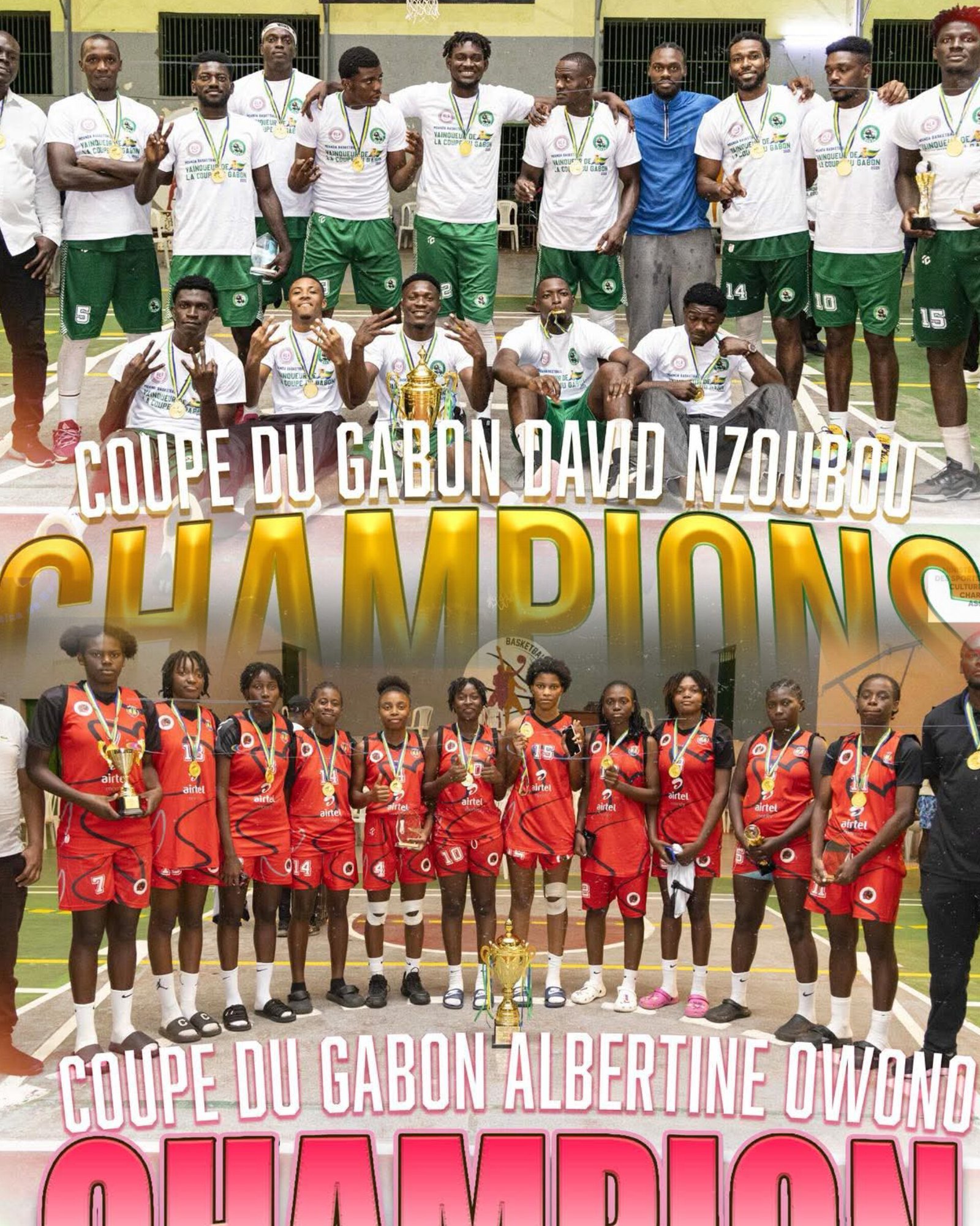 Coupe du Gabon 2025: MDA BB et TANDEM au firmament du basketball ...